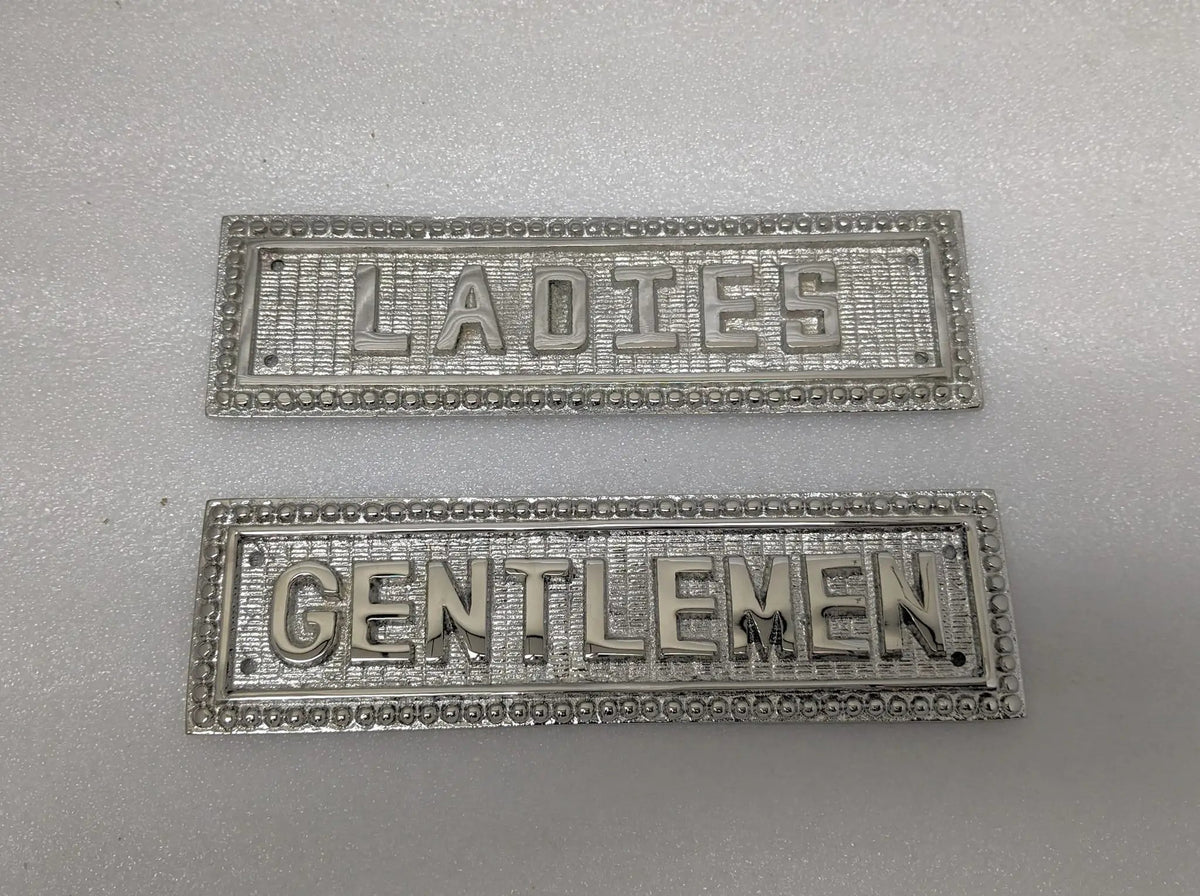 LADIES Restroom Metal Door Sign - Trade Diversified