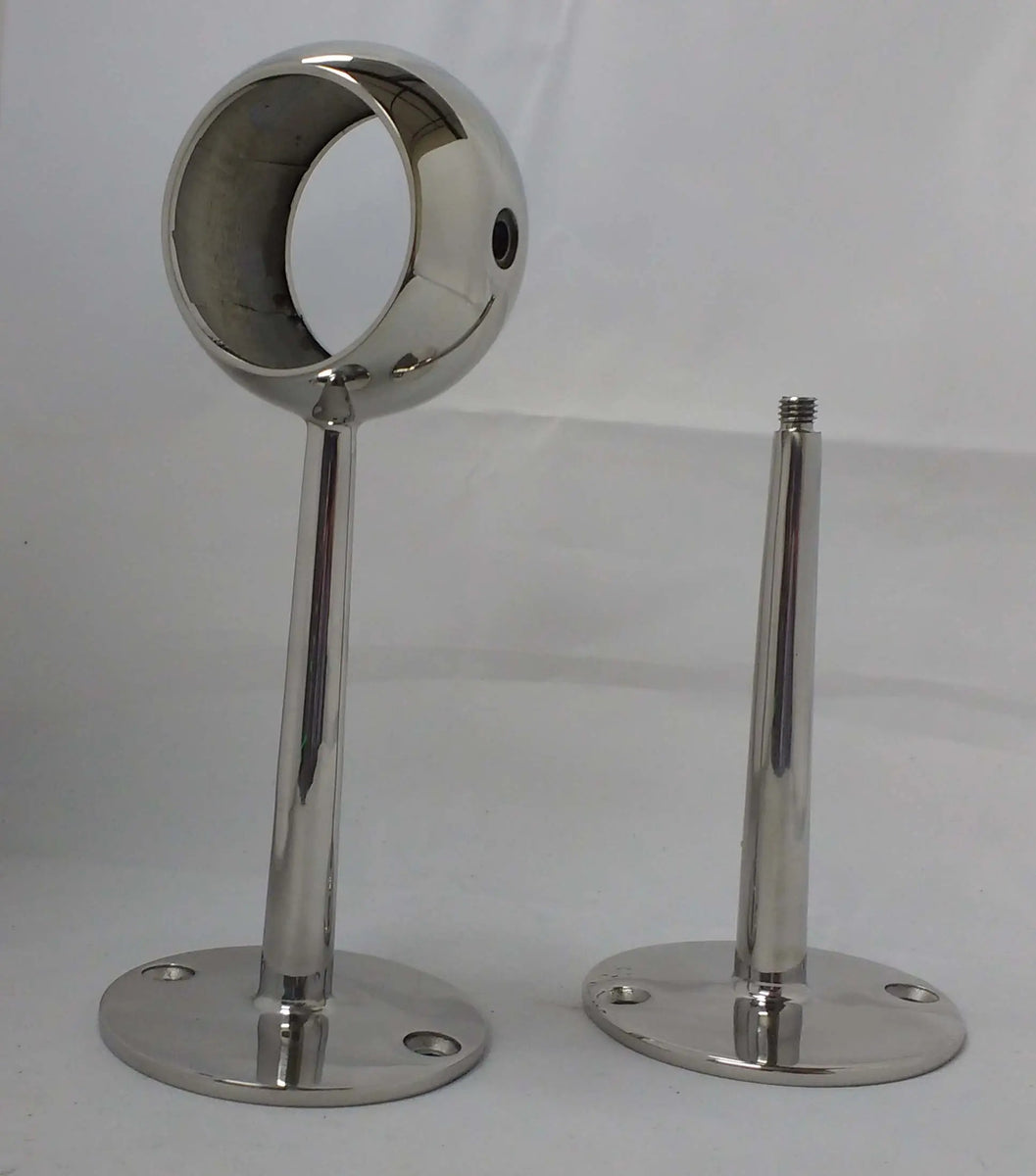 Stainless Steel 6-1/2" H Round Center Post with 5" Back support - Trade ...